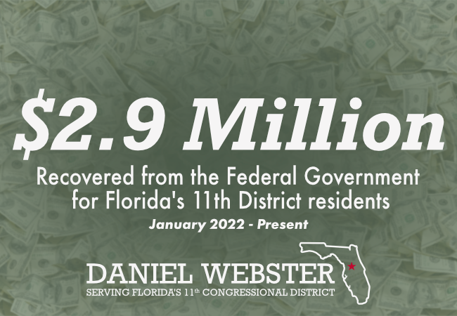Help with a Federal Agency - United States Congressman Daniel Webster